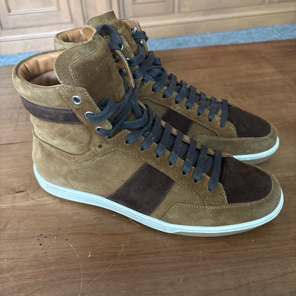 Saint Laurent | Shoes | Ysl Saint Laurent High Top Shoes Mens 43 Suede ...